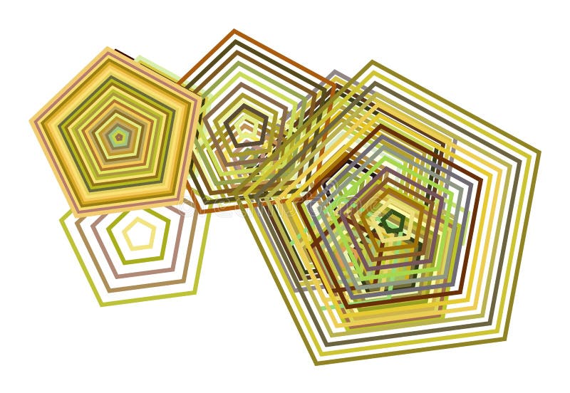 Abstract Geometric Background with Shape of Pentagon Pattern. Repeat ...