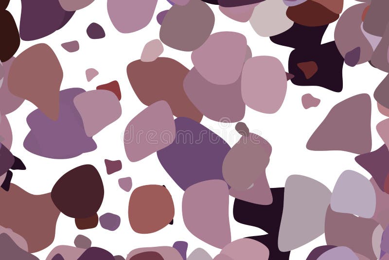 Abstract Geometric Background with Shape of Random Rounded Shapes ...