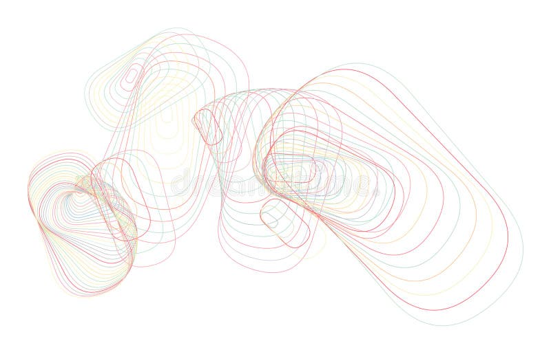 Shape of Rounded Rectangle, Abstract Geometric Background Pattern ...