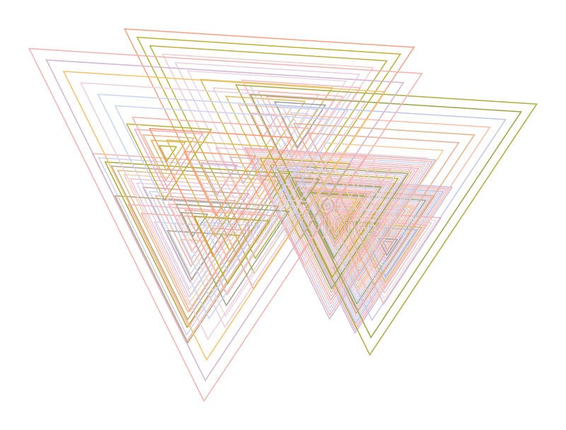 Abstract Geometric Background with Shape of Triangle Pattern. Surface ...