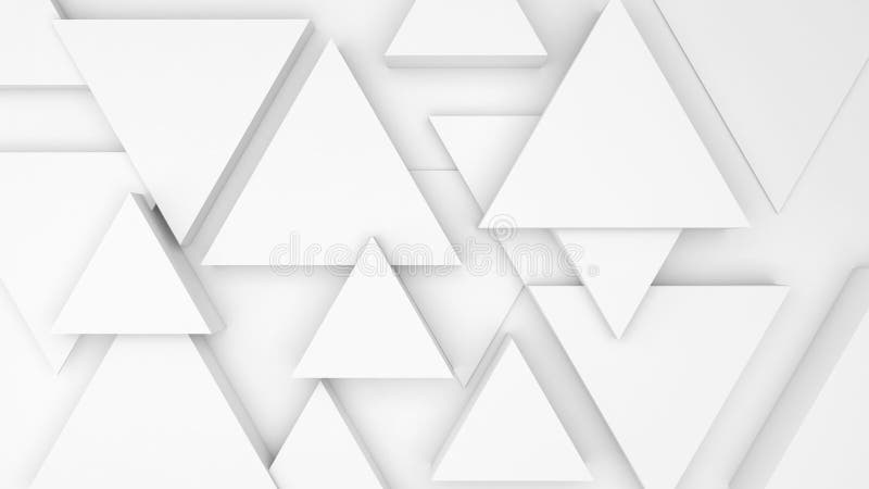 Abstract Geometric Background Shapes White Triangle in Relief, Both ...