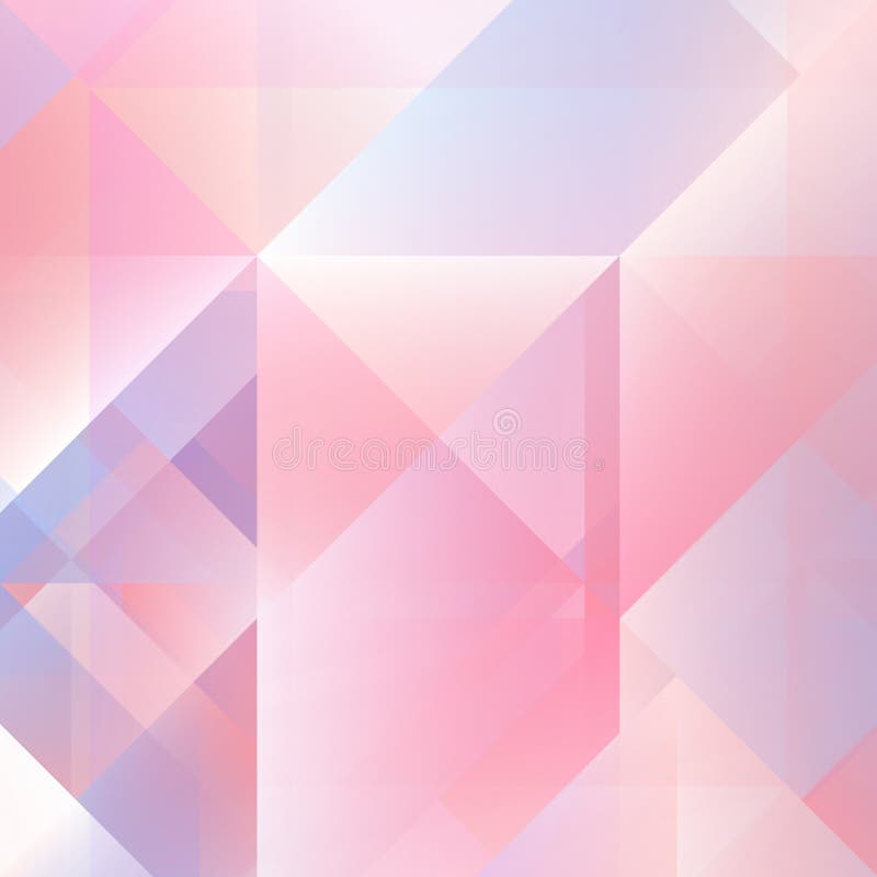 Abstract Geometric Background with Soft Pastel Colors Stock ...