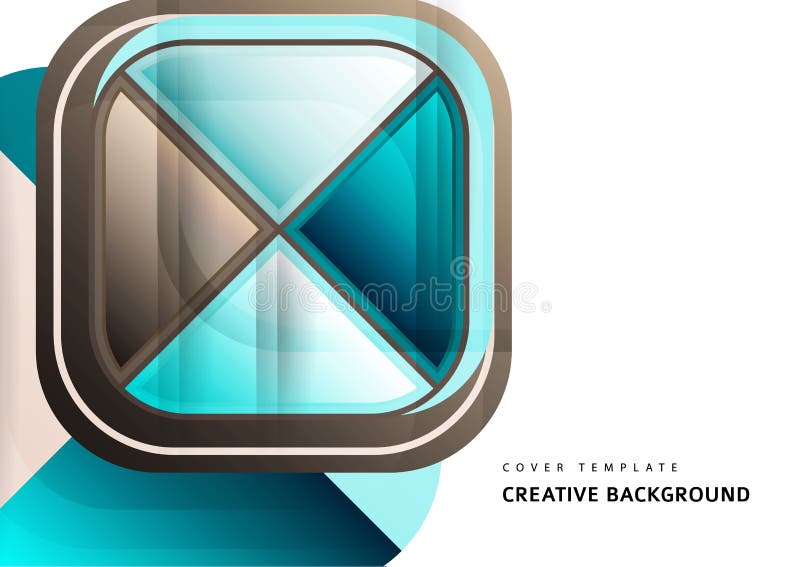 Abstract Geometric Background with Space for Your Text. Modern ...