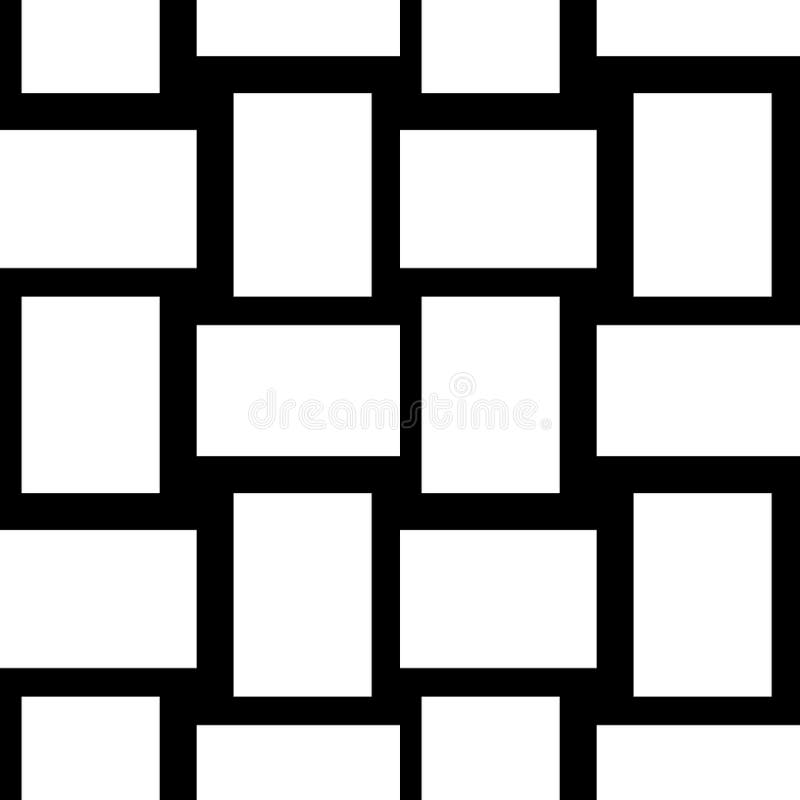 Abstract Geometric Background with Squares Stock Illustration ...
