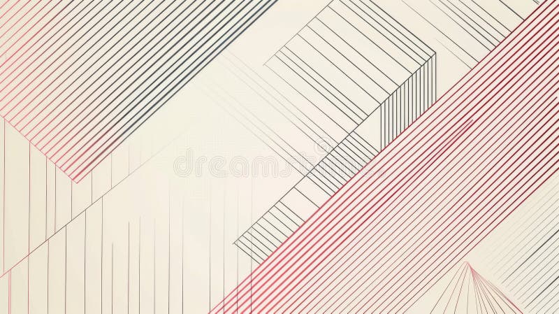 Abstract Geometric Background. Thin Dashed Line Segments. Stock ...