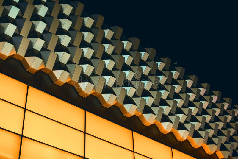 Abstract Geometric Background with Three-dimensional Solid Shapes ...