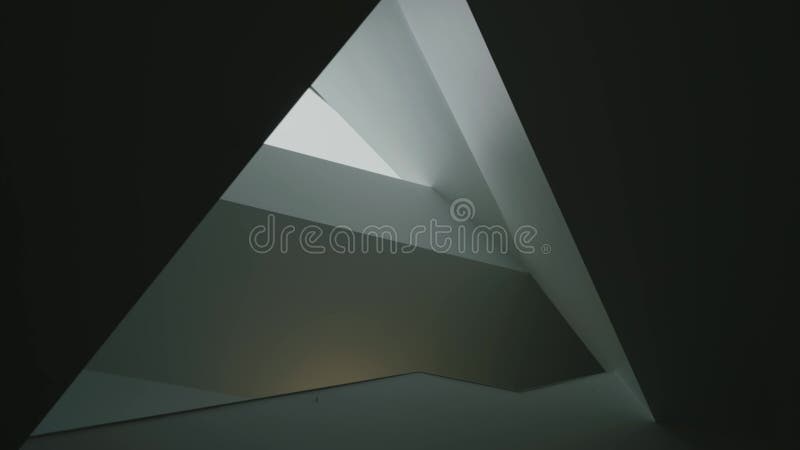 Abstract Geometric Background or Triangle Window Stock Footage - Video ...