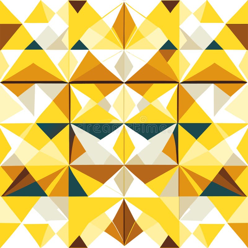 Abstract Geometric Background. Triangles in the Form of a Mosaic Stock ...