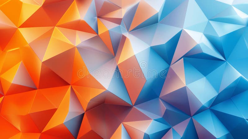 Stylized 3D Low-poly Trees in Various Shapes and Sizes Stock Image ...