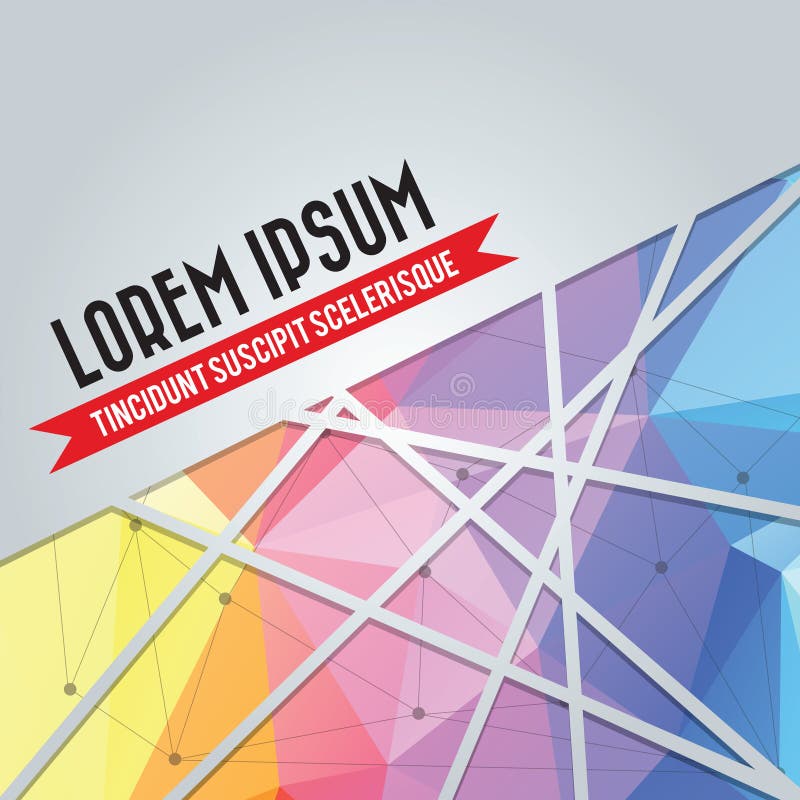 Abstract Geometric Background. Vector Illustration Decorative Design ...