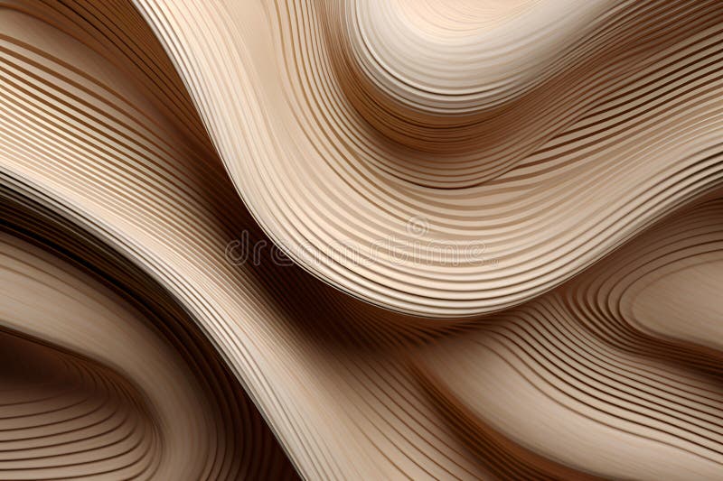 Abstract Geometric Background Wallpaper, Panels. Waves from Wood Stock ...