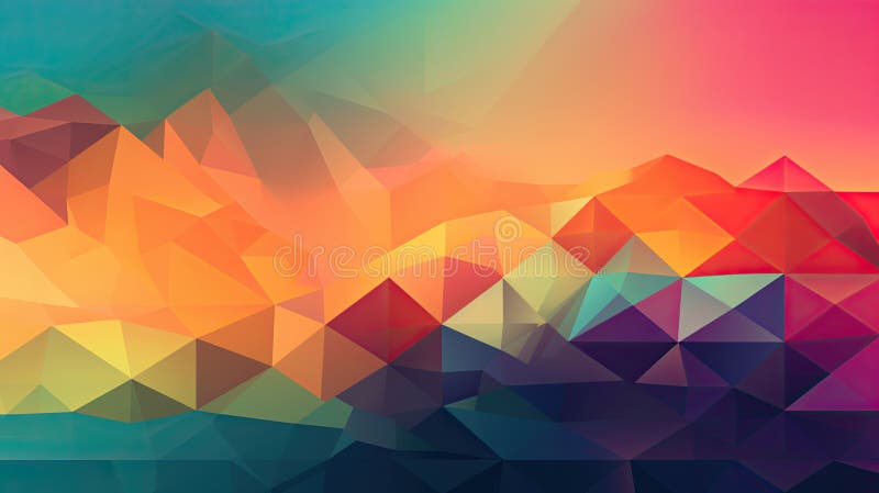 Abstract Geometric Backgrounds Full Color Stock Illustration Illustration Of Frame Decoration