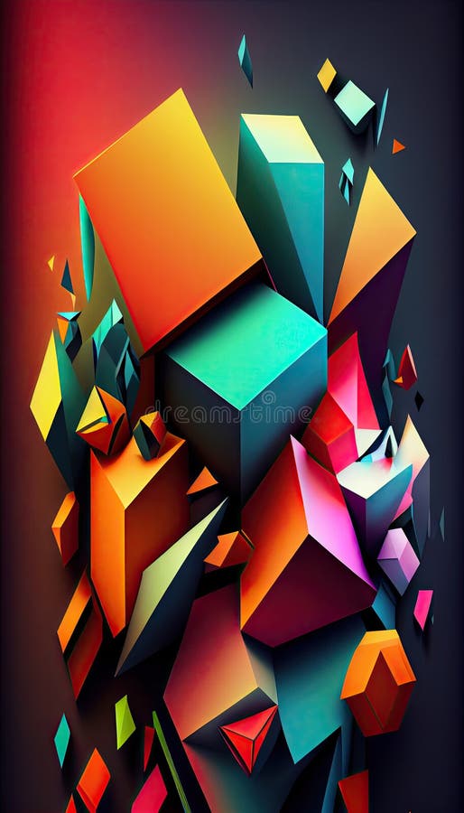 Abstract Geometric Backgrounds Full Color Stock Image - Image of ... Abstract Geometric Backgrounds Full Color Stock Image - Image of ...
