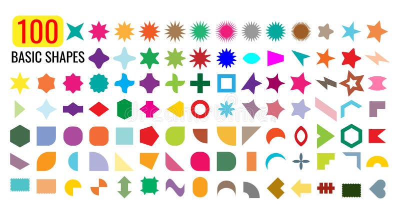 Basic Shapes stock illustration. Illustration of cone - 5307859