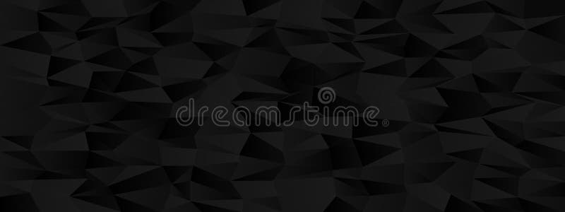 Abstract Geometric Black Polygon Background for Modern Design Projects ...