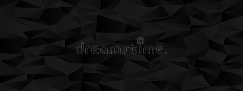 Abstract Geometric Black Polygon Pattern for Modern Background Design ...
