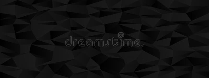Abstract Geometric Black Polygon Pattern for Modern Design and ...