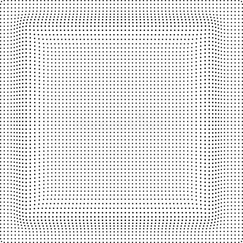 Abstract Geometric Black and White Graphic Design Print Halftone ...