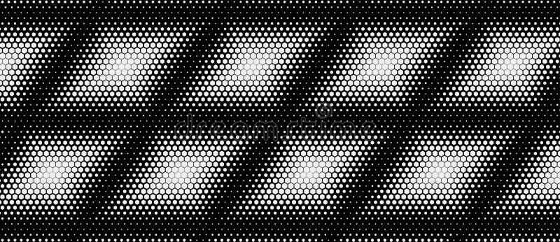 Abstract Geometric Black and White Graphic Design Print Halftone ...