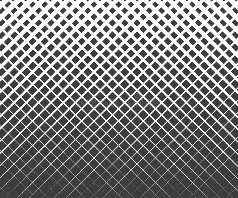Abstract Geometric Black and White Graphic Design Square Halftone ...