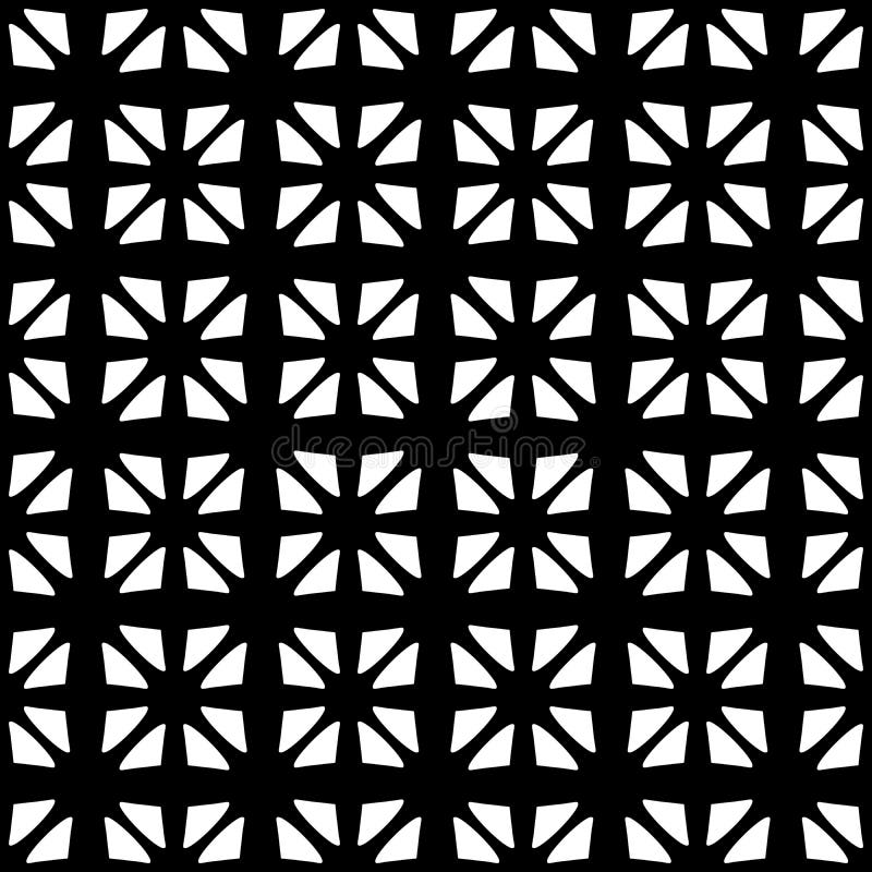 Abstract Seamless Decorative Geometric Light Black & White Pattern ...