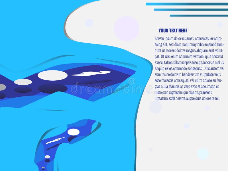 Abstract Geometric Blue Colour Modern Template Presentation Artwork ...