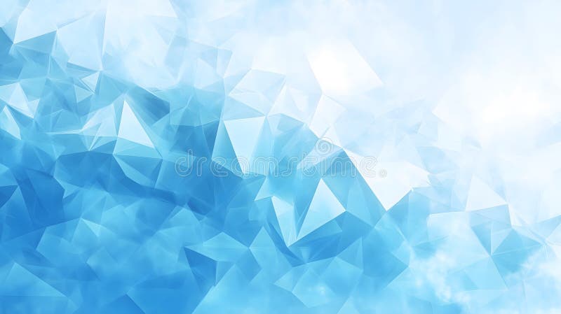 Abstract Geometric Blue Ice Texture with Soft Gradient Effect_1 Stock ...