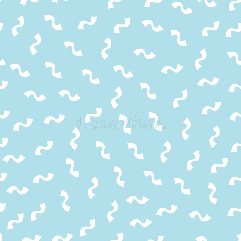 Abstract Geometric Blue Memphis Fashion Design Weave Pattern Stock ...