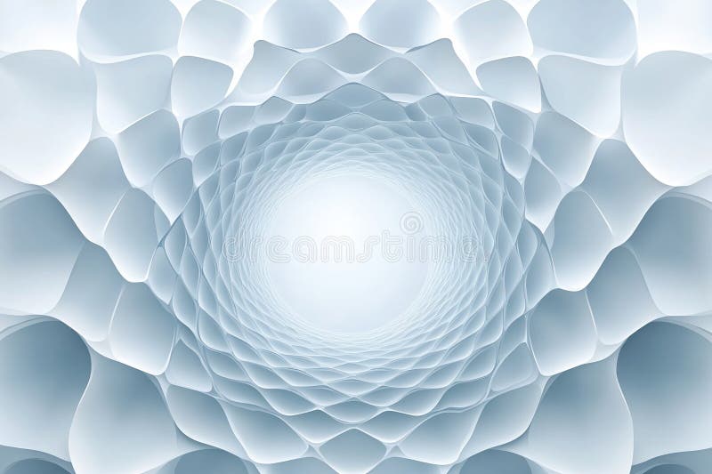 Abstract Geometric Blue and White Circular Pattern Background Stock ...