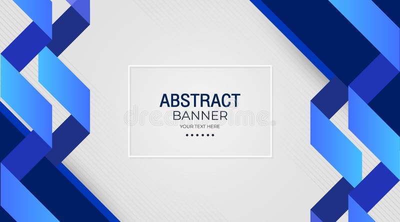 Abstract Geometric Blue Wide.background Banner Layout.design, Vector ...