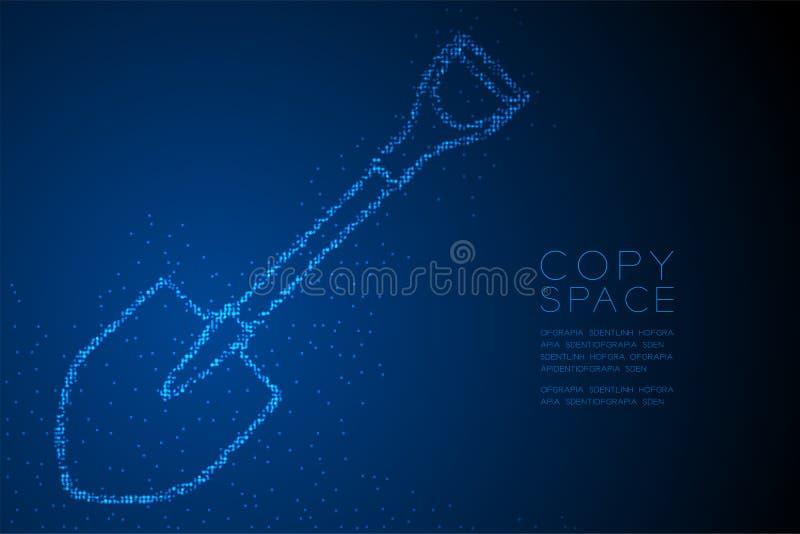 Abstract Geometric Bokeh Circle Dot Pixel Pattern Spade Shape ...