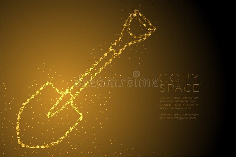 Abstract Geometric Bokeh Circle Dot Pixel Pattern Spade Shape ...