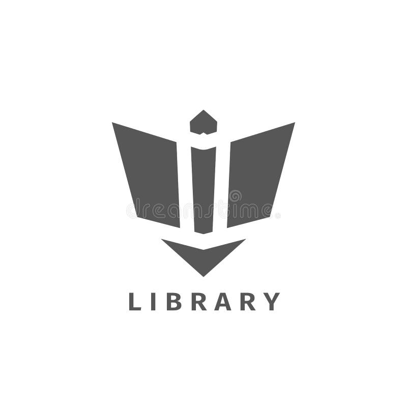 Geometric Book Square Logo Concept Design. Symbol Graphic Template ...