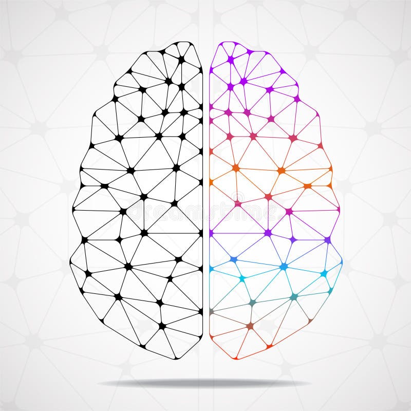 Geometric Brain Stock Illustrations – 23,869 Geometric Brain Stock ...