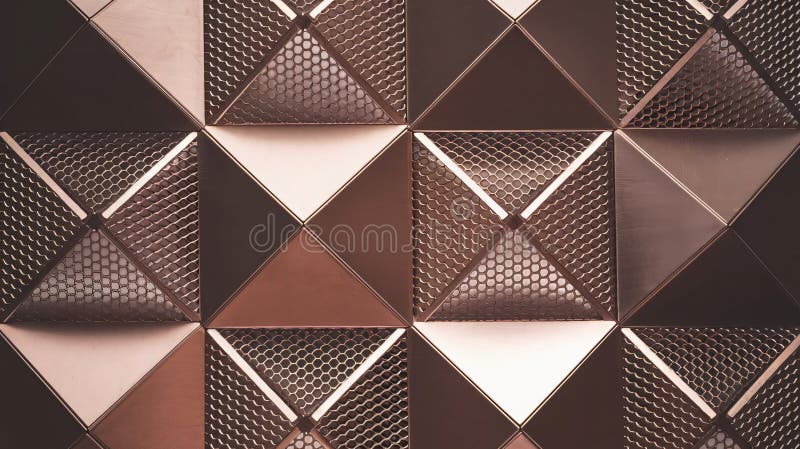 Abstract Geometric Bronze Metal Texture High Quality Image Stock ...