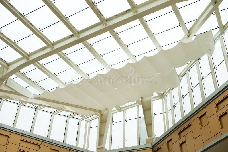 Abstract geometric ceiling stock image. Image of construction - 25795077