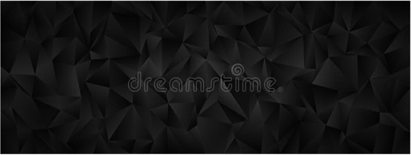 Abstract Geometric Chaos Background with Black Triangular Surface ...