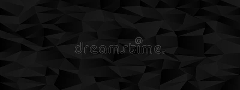 Abstract Geometric Chaos Pattern with Black Polygonal Shapes for Modern ...