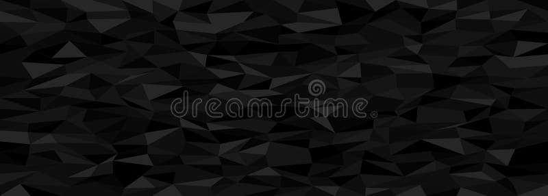 Abstract Geometric Chaos Pattern with Black Triangles for Modern Design ...