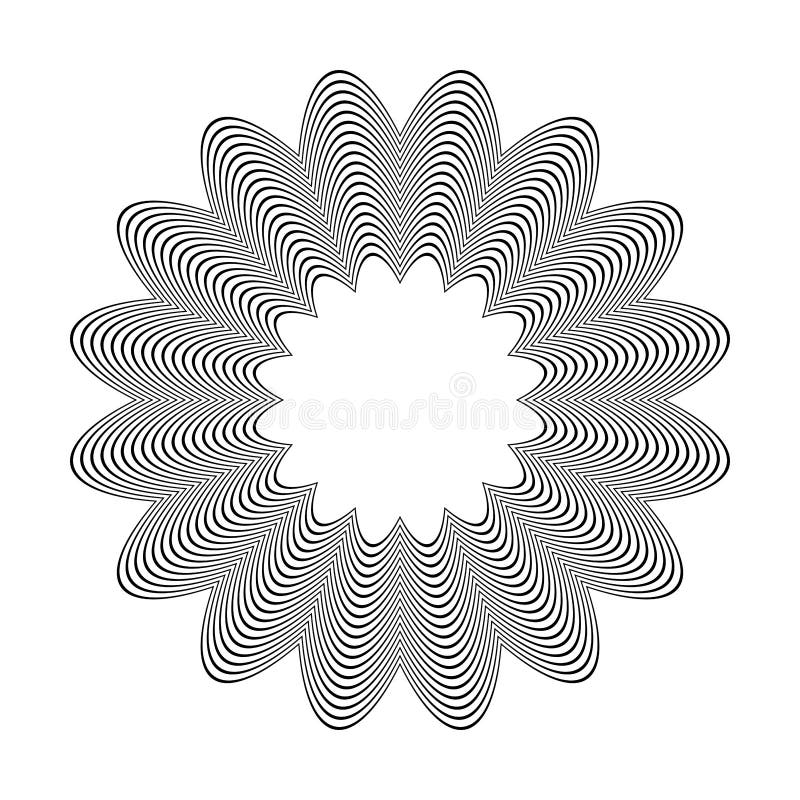 Abstract Geometric Circle Design Element Stock Vector - Illustration of ...