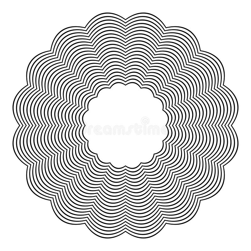 Abstract Geometric Circle Design Element Stock Vector - Illustration of ...