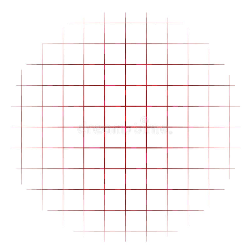 Abstract Geometric Circle Element Structure Made of Small Line Parts ...