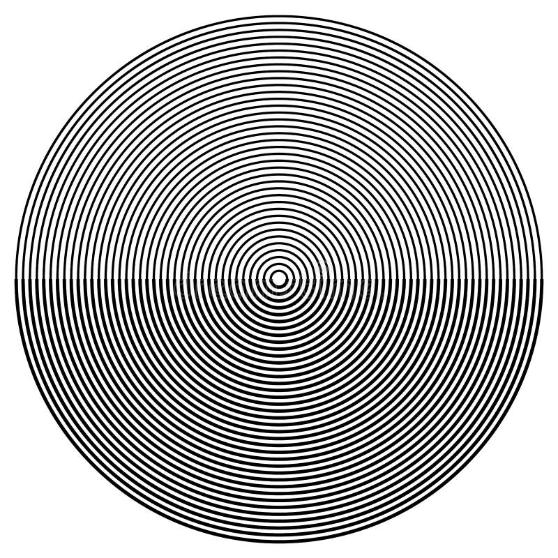 Abstract Geometric Circle Pattern. Lines Texture. Vector Art. Stock ...