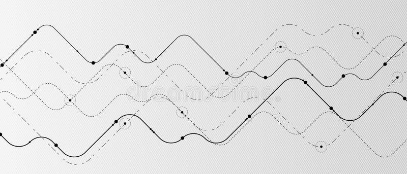Abstract Geometric Circuit Connect Lines and Dots Stock Image - Image ...