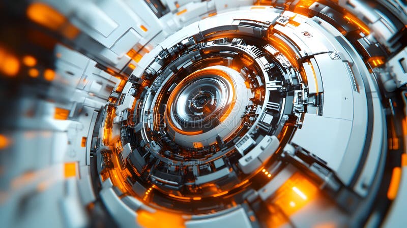 AI-Generated Futuristic Machine Stock Image - Image of engineering ...