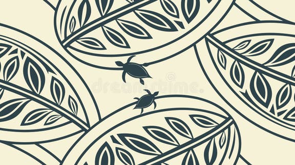 Abstract Geometric Circular Interlocking Pattern, Vector Design ...