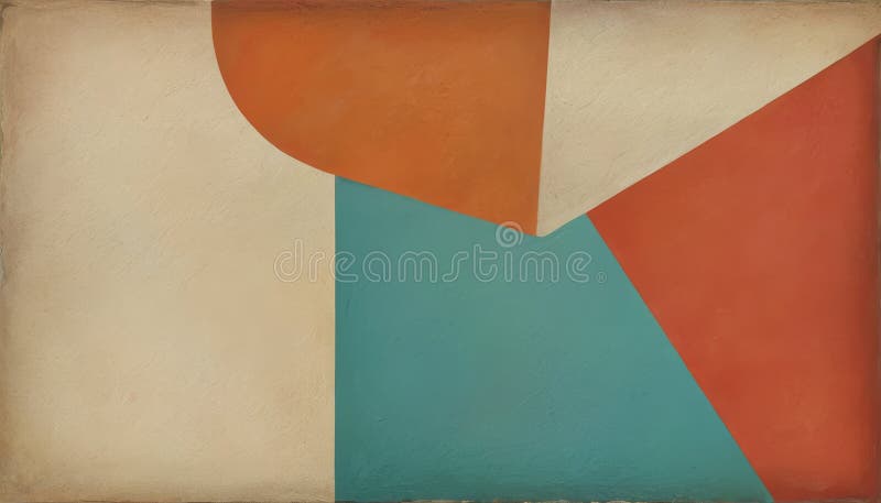 Abstract Geometric Collage with Bold Colors Stock Image - Image of ...