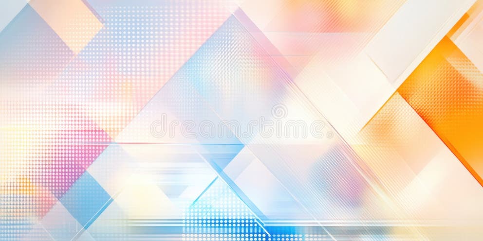 Abstract Geometric Colorful Background with Triangles and Gradient ...