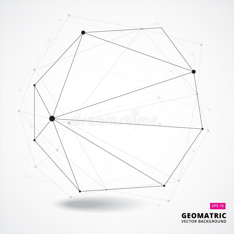 Abstract Geometric Composition Forms 3D Complicated Conceptual T Stock ...