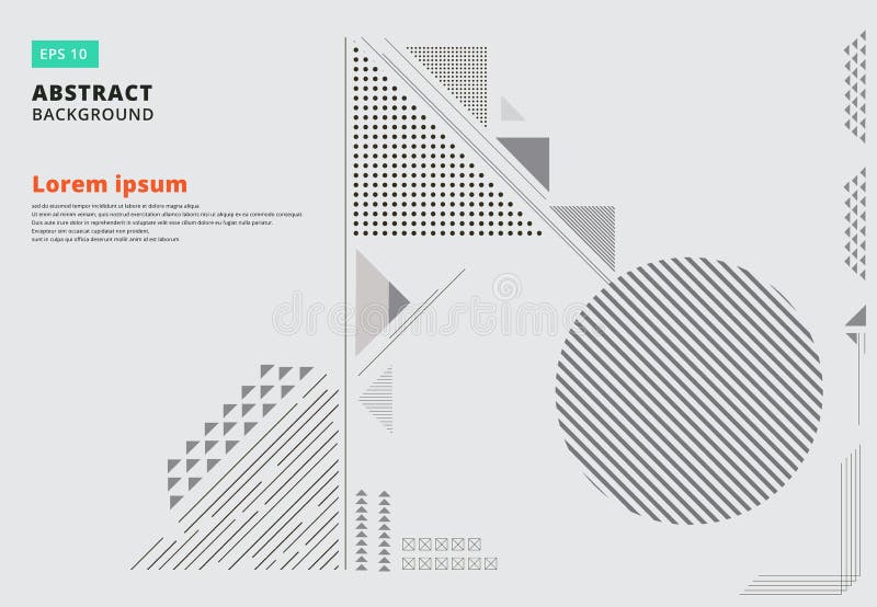 Abstract Geometric Composition Forms Modern Background with Decorative ...